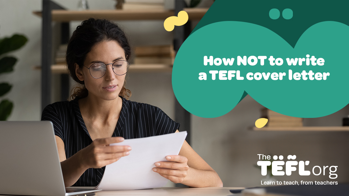How not to write a TEFL cover letter | The TEFL Org